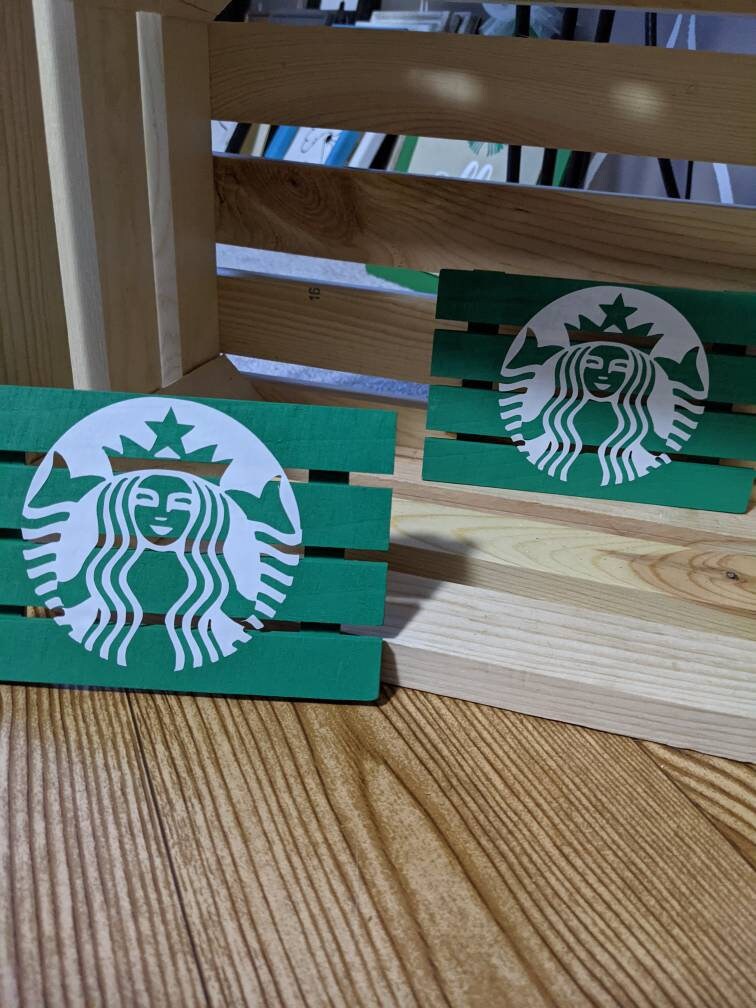 Starbucks Pallet Style Sign Wood Coffee Lover Decor Coffee - Etsy