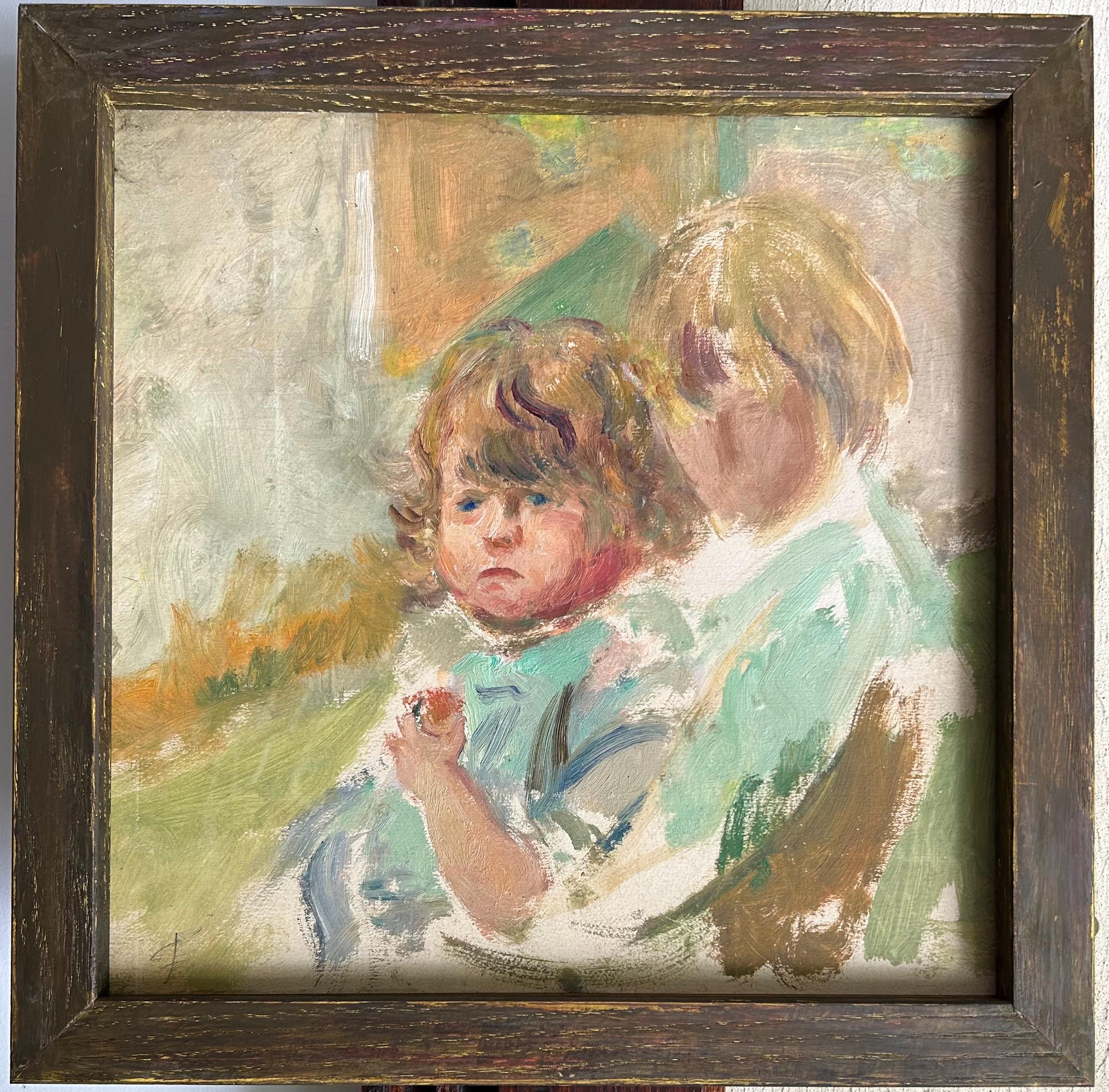 Child Portret 1930-40 Little Girls Expressive, Impressionism France ...