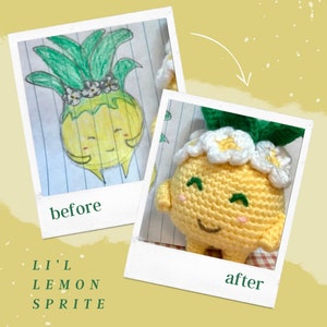 Crochet Lemon Sprite - Etsy