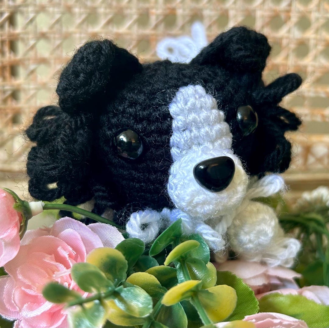 Border Collie Crochet Pattern - Etsy
