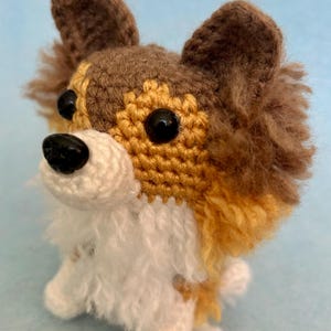 Rough Collie Crochet Pattern, Adorable Amigurumi Dog DIY, Crochet Rough ...