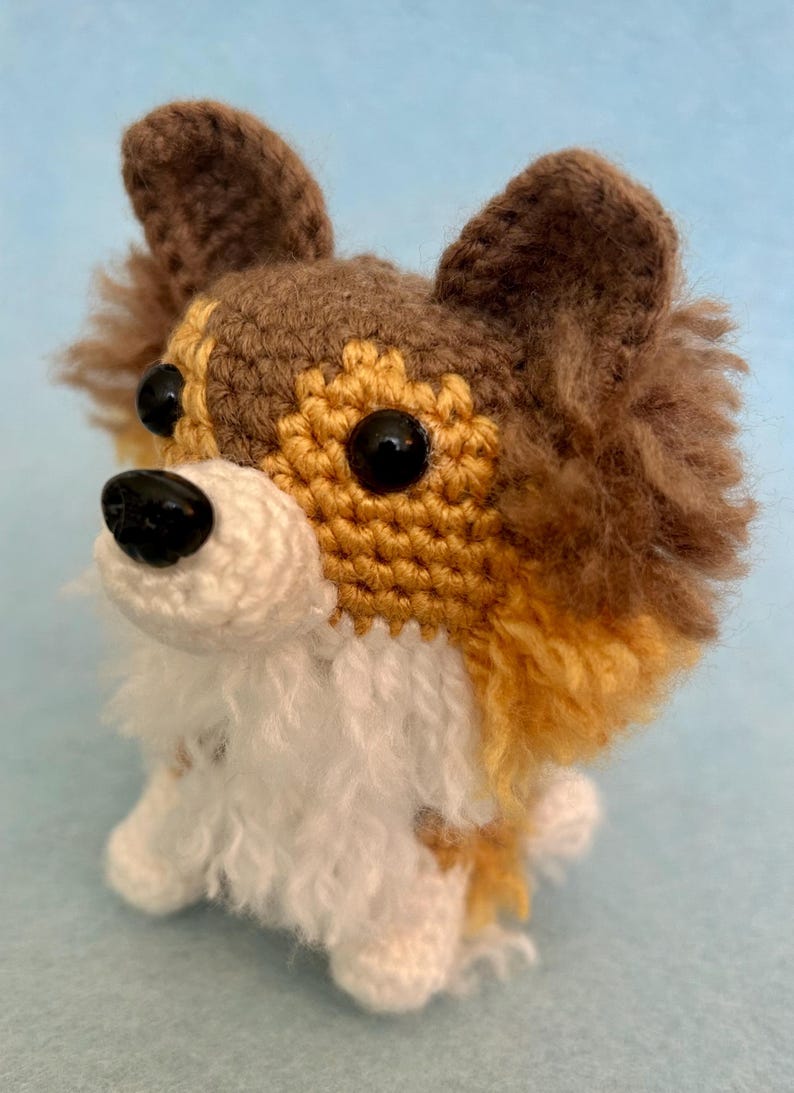 Rough Collie Crochet Pattern, Adorable Amigurumi Dog DIY, Crochet Rough ...
