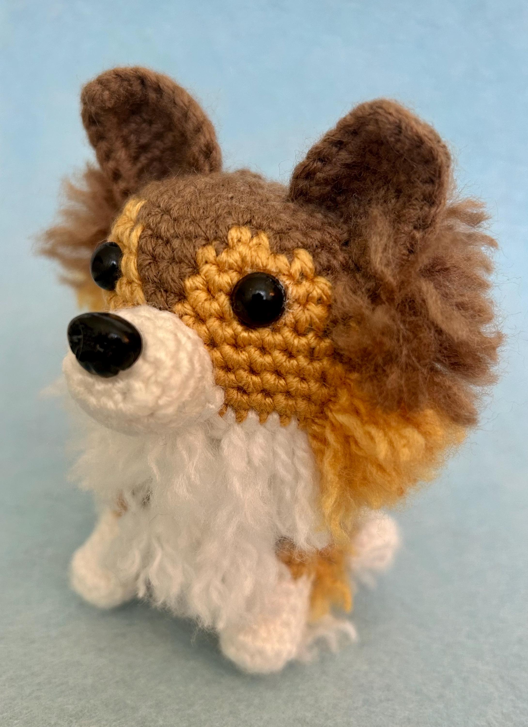 Rough Collie Crochet Pattern, Adorable Amigurumi Dog DIY, Crochet Rough ...
