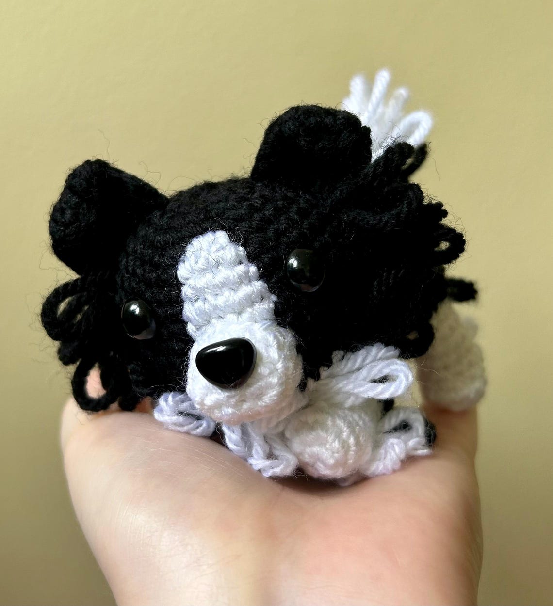 Border Collie Crochet Pattern - Etsy