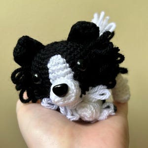 Border Collie Crochet Pattern - Etsy