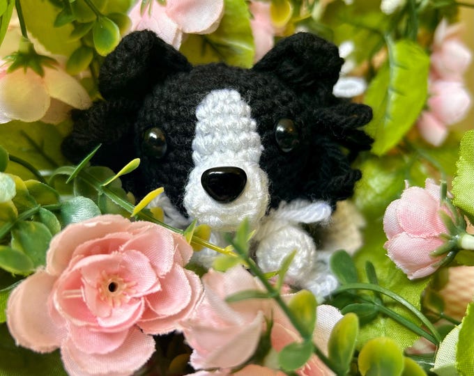 Crochet Pattern for Finnly, Realistic Crochet Border Collie Dog ...