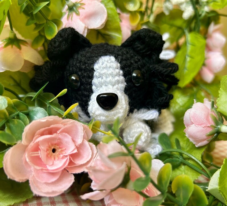Border Collie Crochet Pattern - Etsy