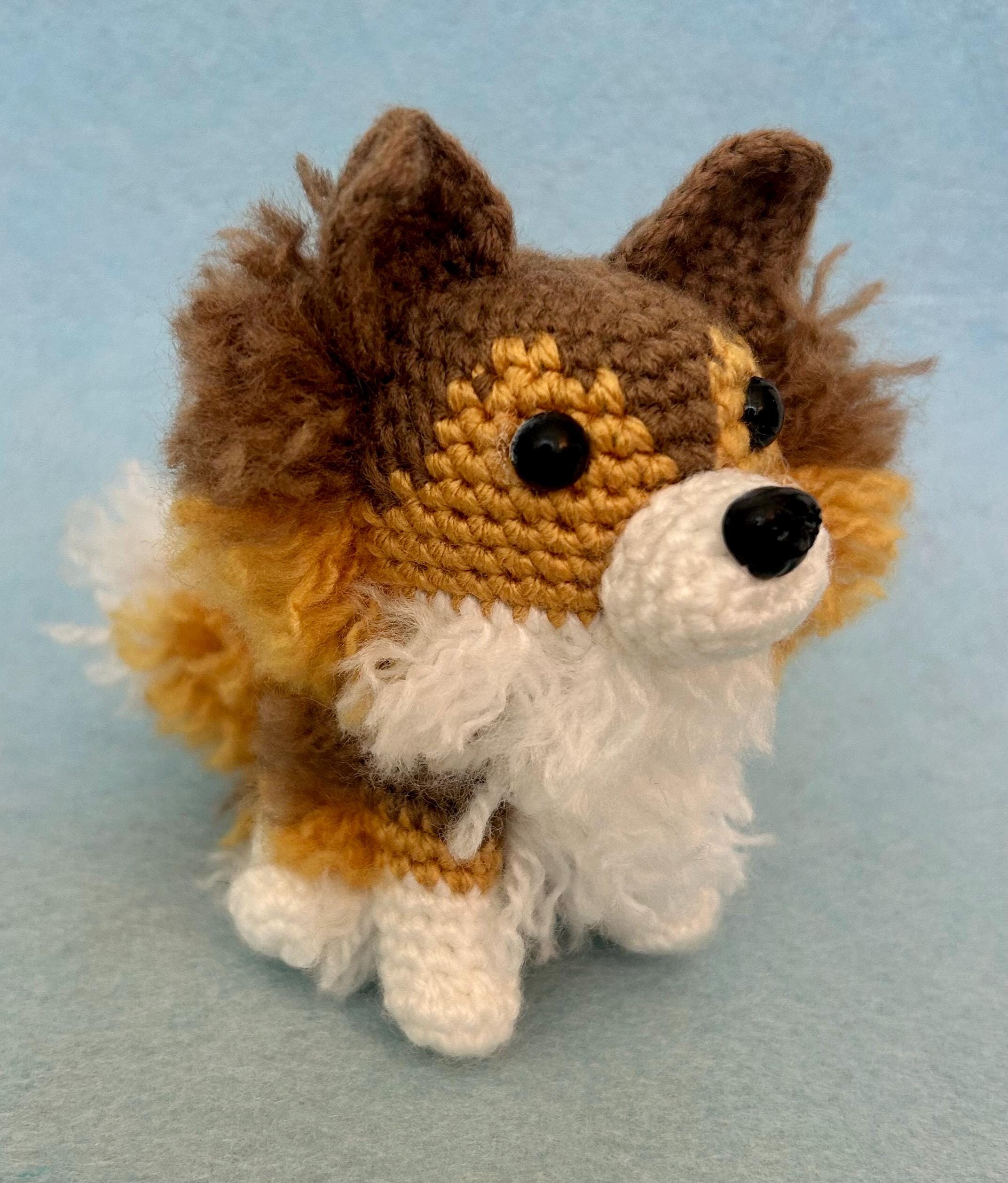 Rough Collie Crochet Pattern, Adorable Amigurumi Dog DIY, Crochet Rough ...