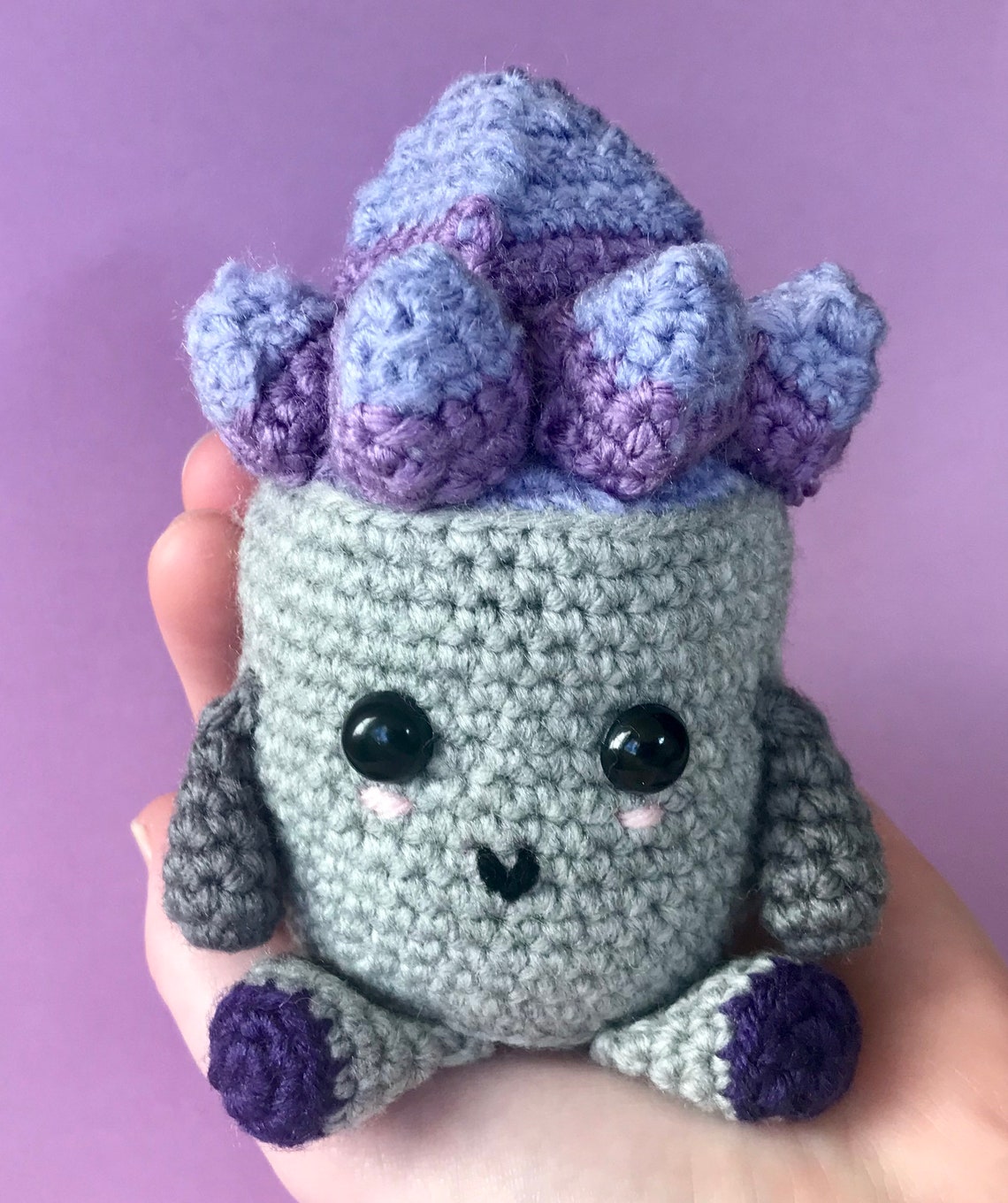 Crochet Geode Sprite - Etsy