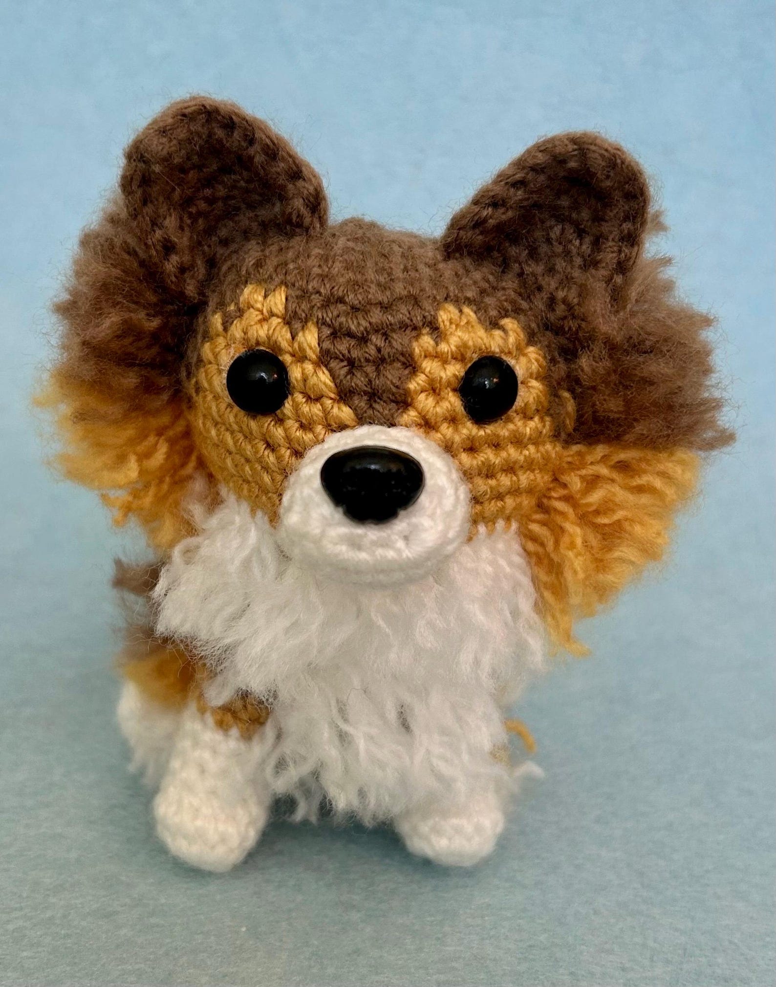 Rough Collie Crochet Pattern, Adorable Amigurumi Dog DIY, Crochet Rough ...