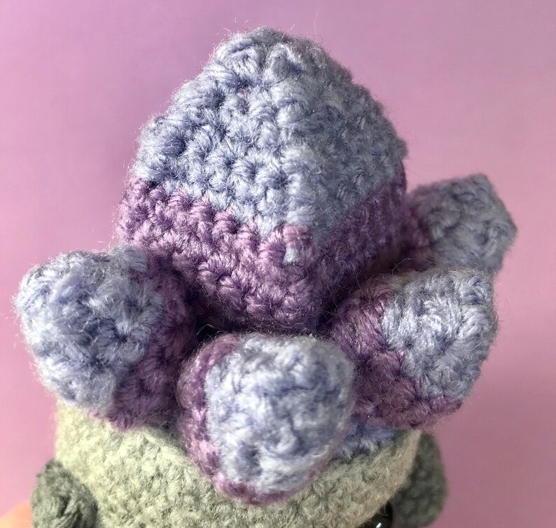 Crochet Geode Sprite, Amigurumi Geode, Crochet Rock, Amethyst, Crochet ...