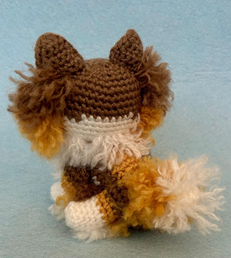 Rough Collie Crochet Pattern, Adorable Amigurumi Dog DIY, Crochet Rough ...