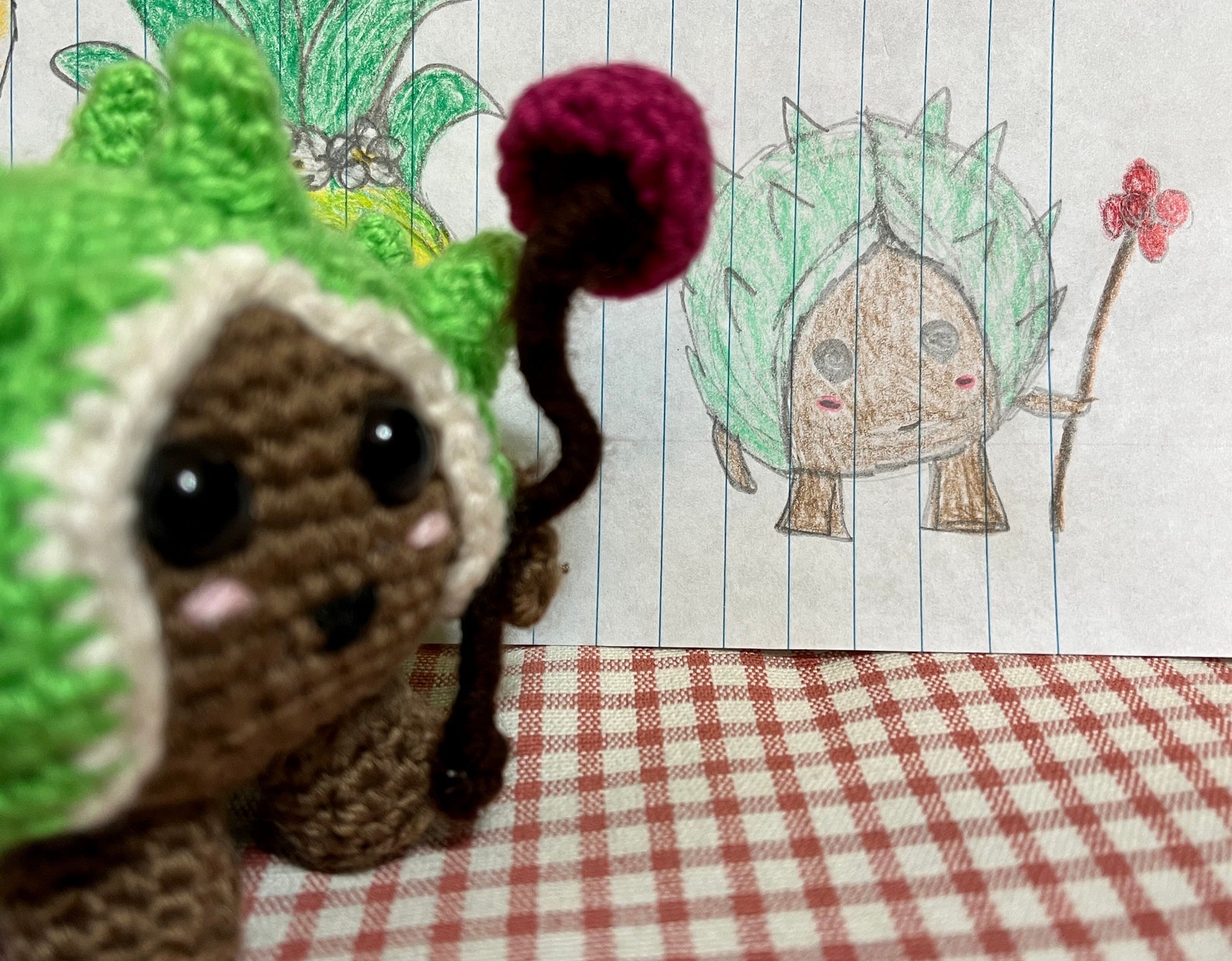 Crochet Chestnut Sprite - Etsy