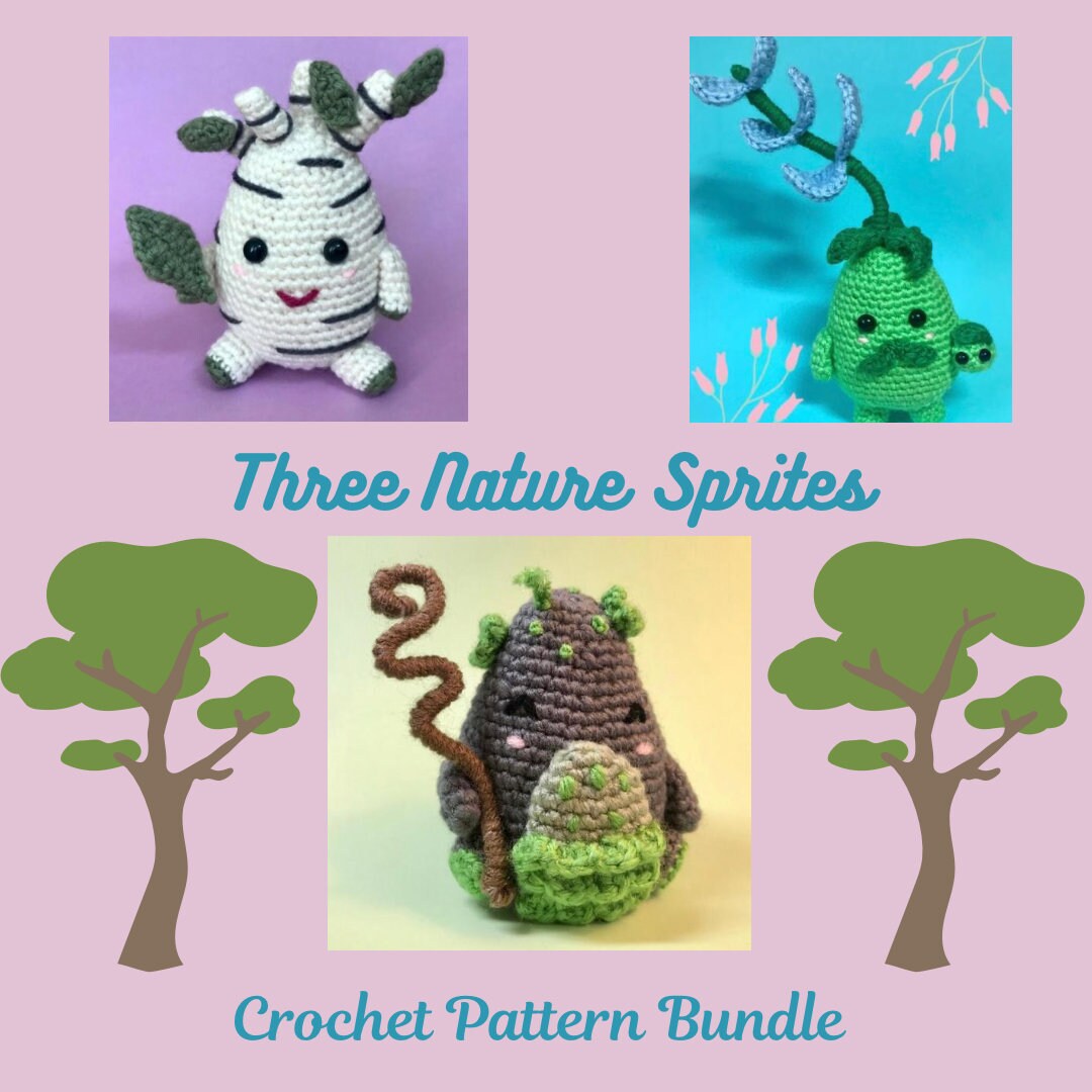Crochet Fantasy Sprite Pattern Bundle - Etsy