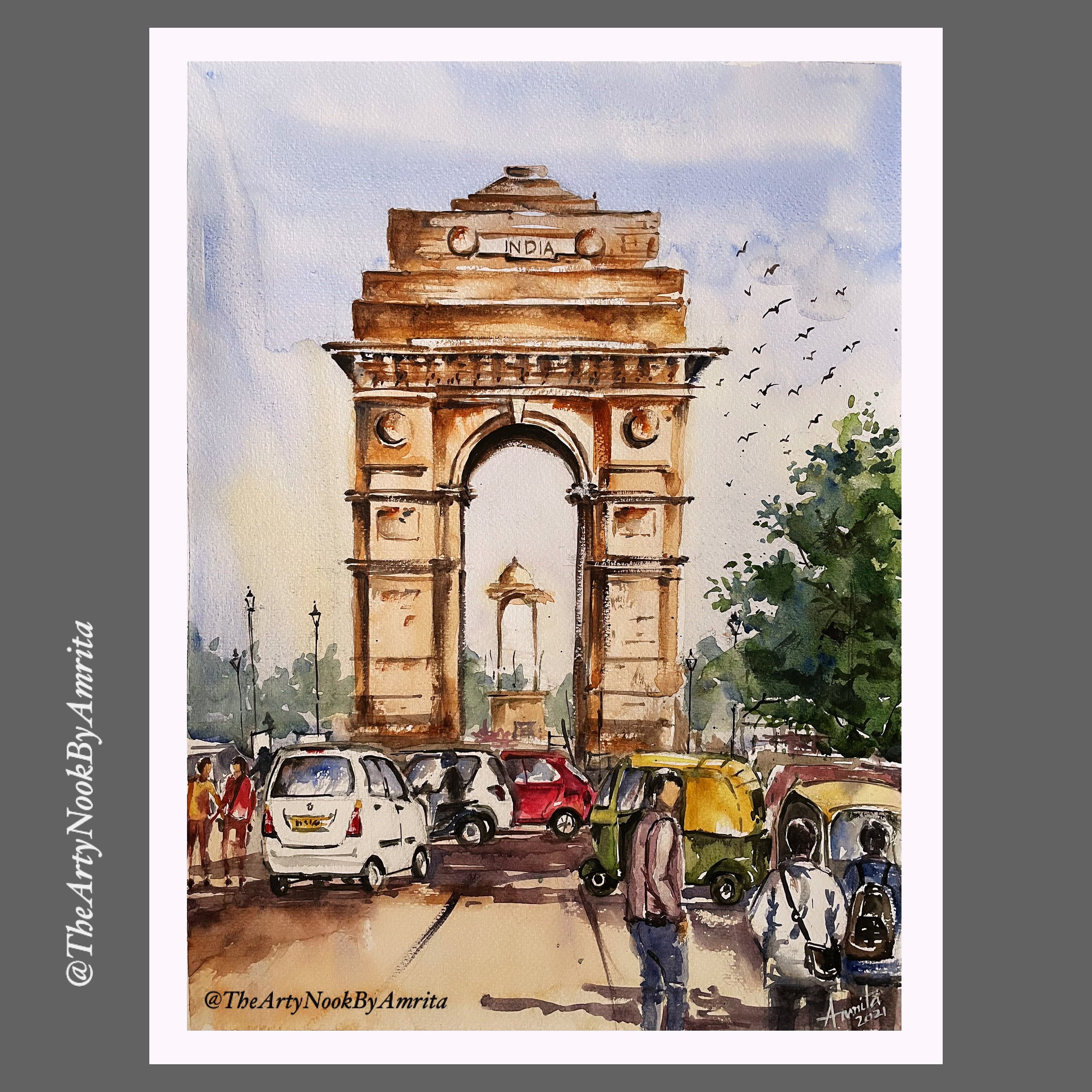 India Gate Painting