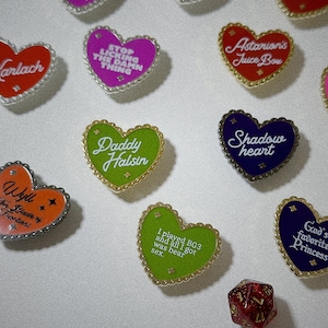 Balders Gate Heart Enamel Pin - Astarion Shadowheart Halsin Karlach - Etsy
