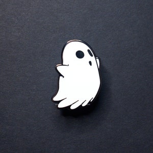 Ghost Enamel Pin Glow in the Dark - Etsy