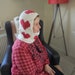 Knitted Heart Balaclava, Crochet Love Balaclava for Women, Unisex ...