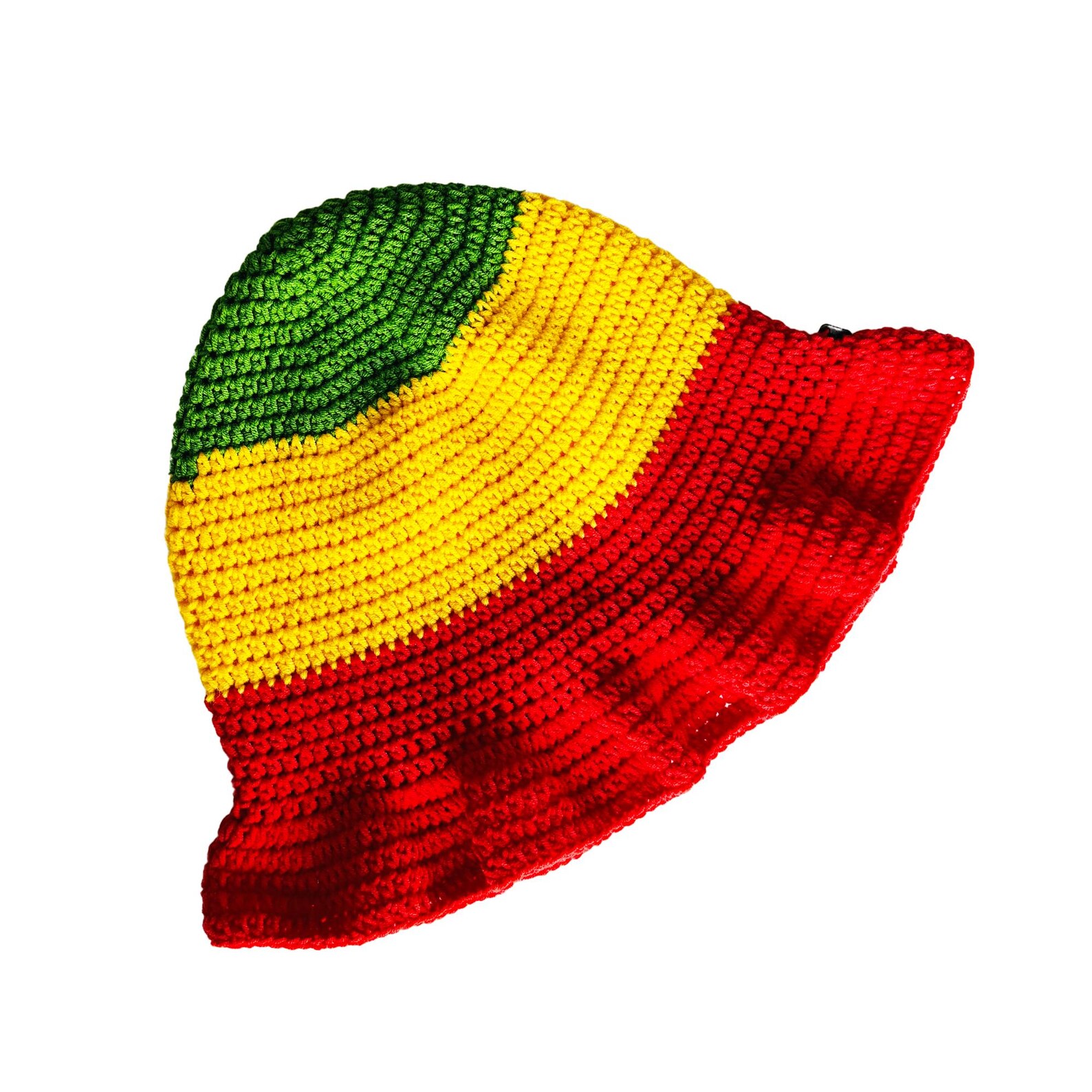 USA Crochet Country Flag Bucket Hat, Knitted Country Summer Knit Hat ...