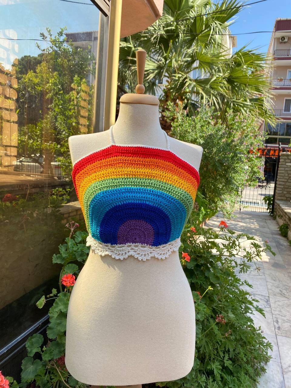 LGBTQ Bralette, Pride Clothing, Crochet LGBTQ Top, Knitted Pride ...