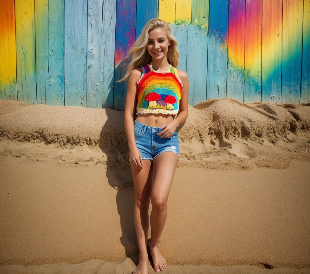 LGBTQ Bralette, Pride Clothing, Crochet LGBTQ Top, Knitted Pride ...