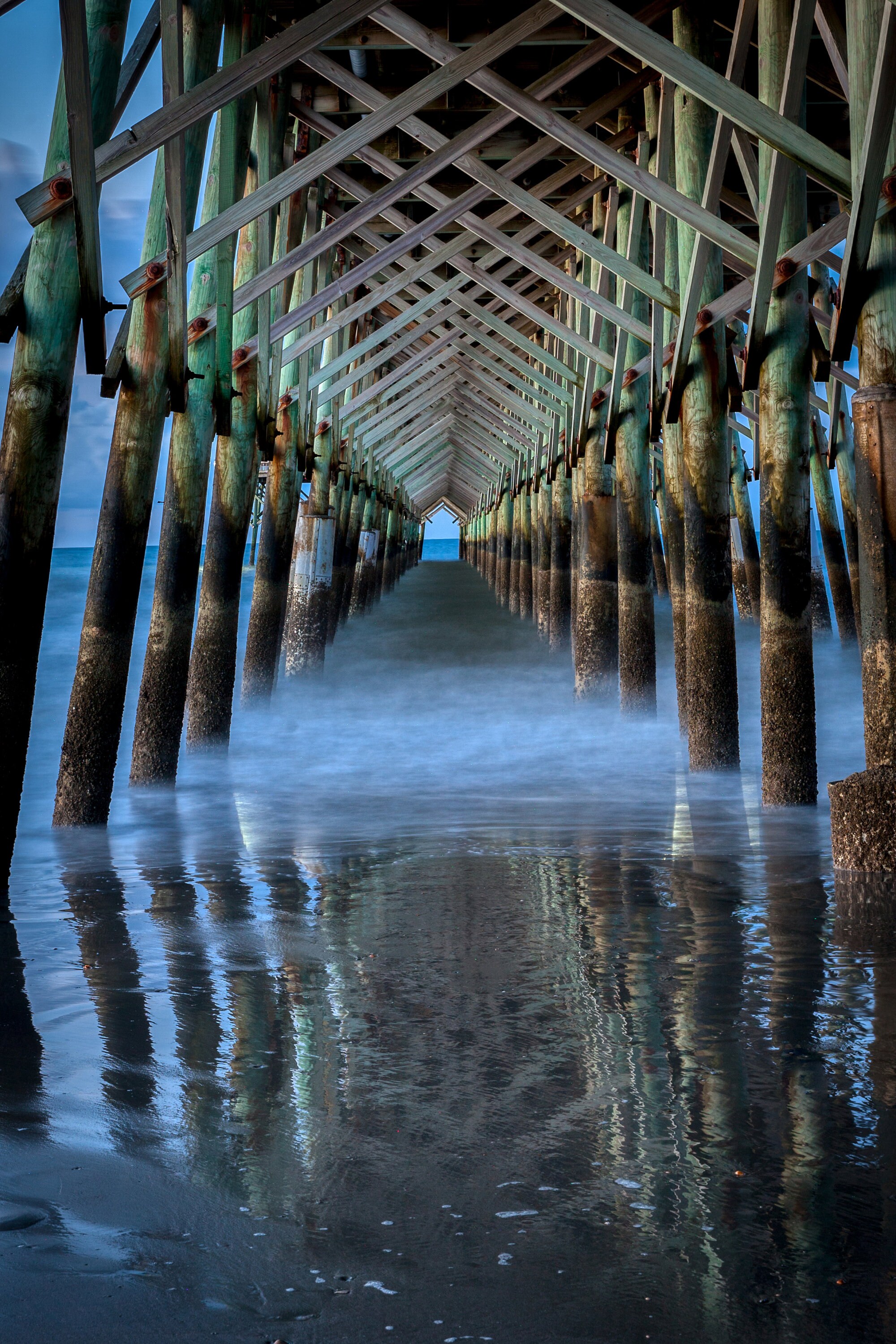 Under the Pier-taken at Folly Beach Pier in Charleston - Etsy