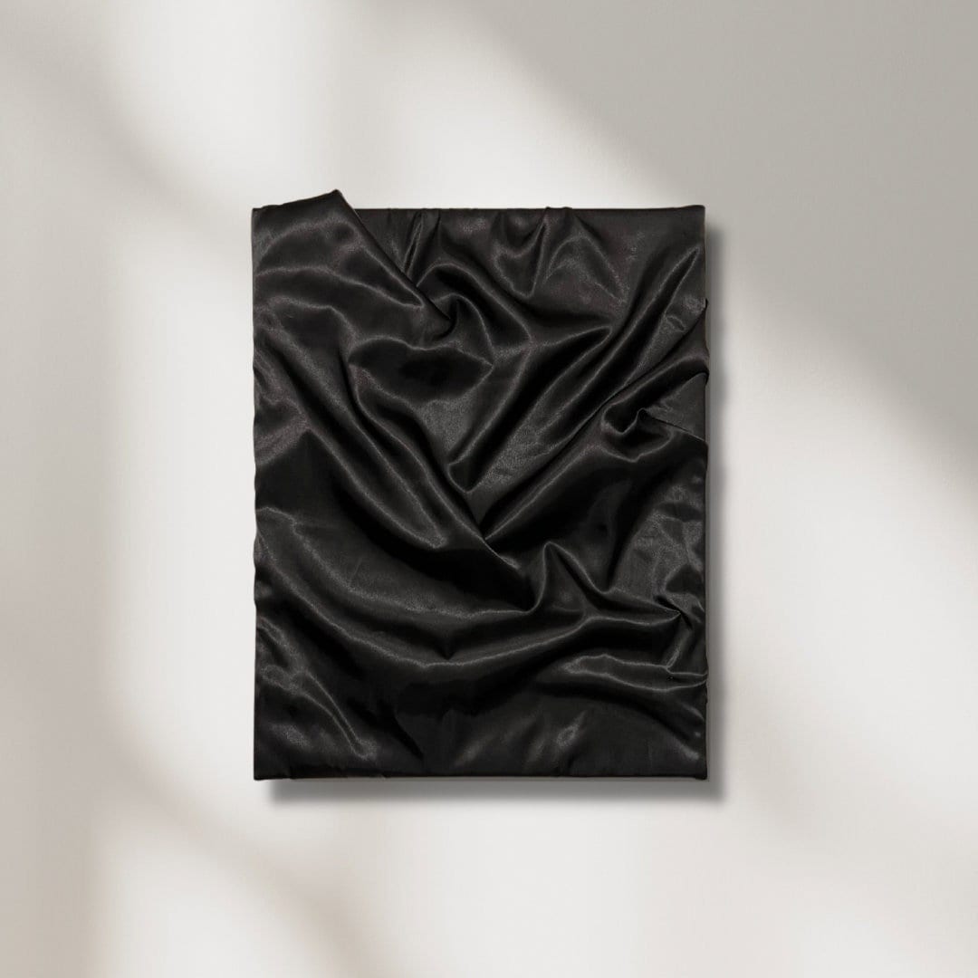 Textured 3D Draped Wall Art on Wood Frame / Fabric Abstract Wall Decor ...