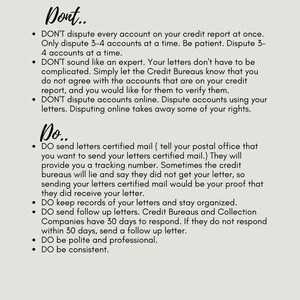 Credit Repair Guide | Dispute Letter Templates | PLR | Links to ...