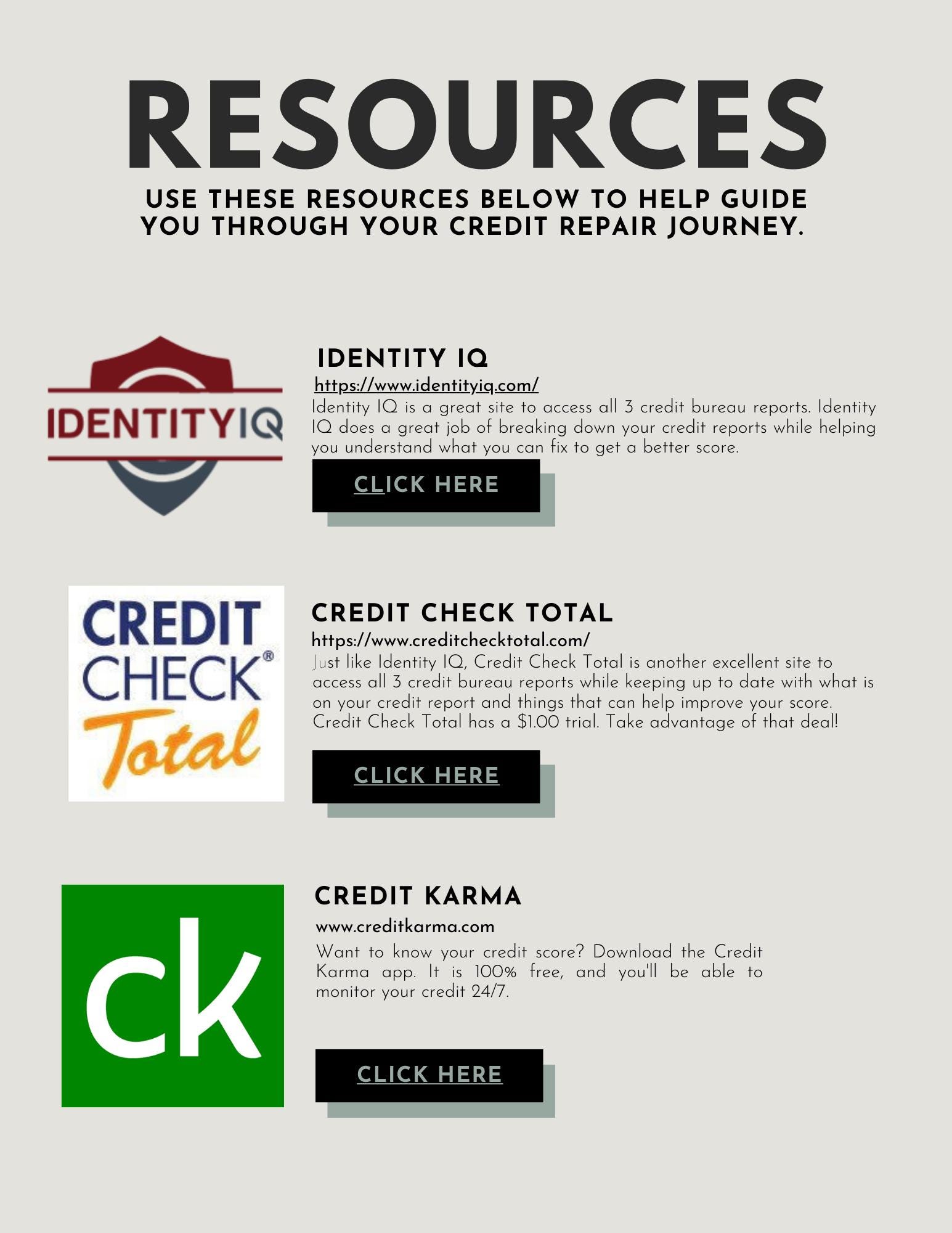 Credit Repair Guide | Dispute Letter Templates | PLR | Links to ...