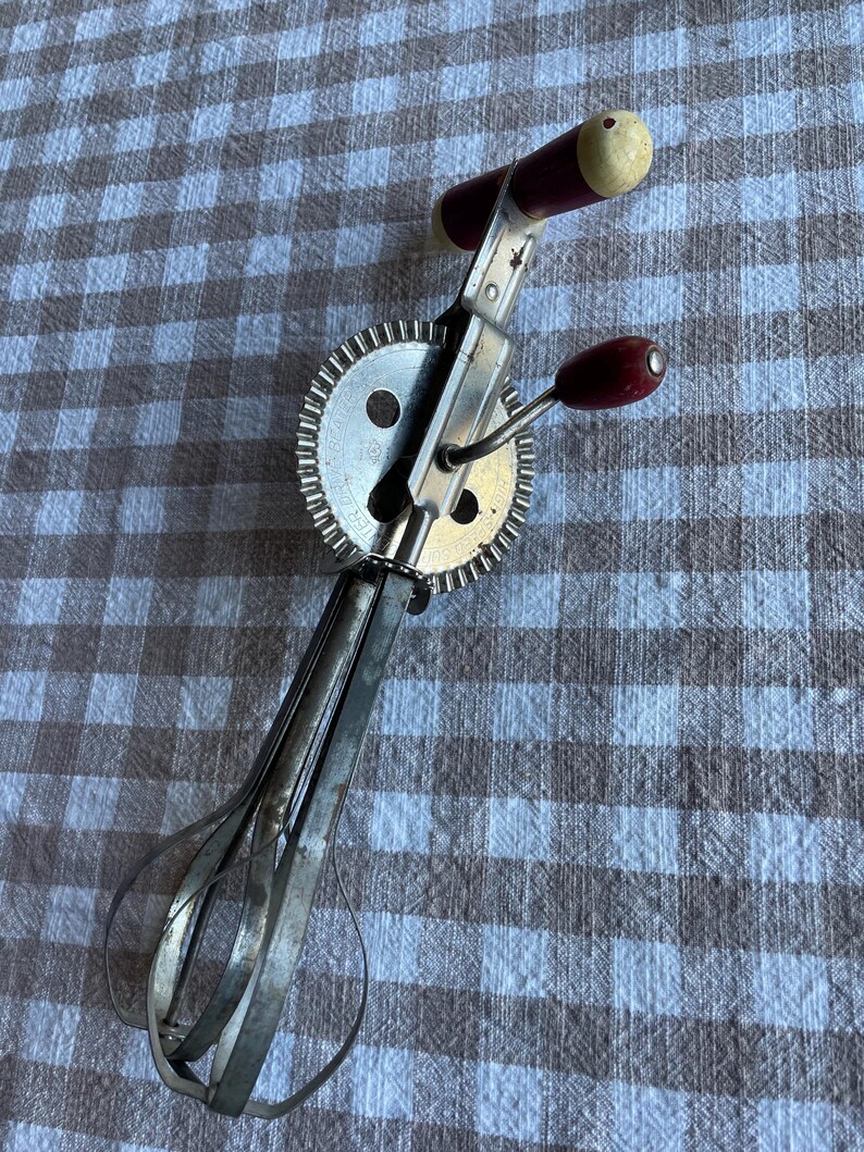 Vintage/antique Egg Beater Hand Beater, Patent 2049727 - Etsy