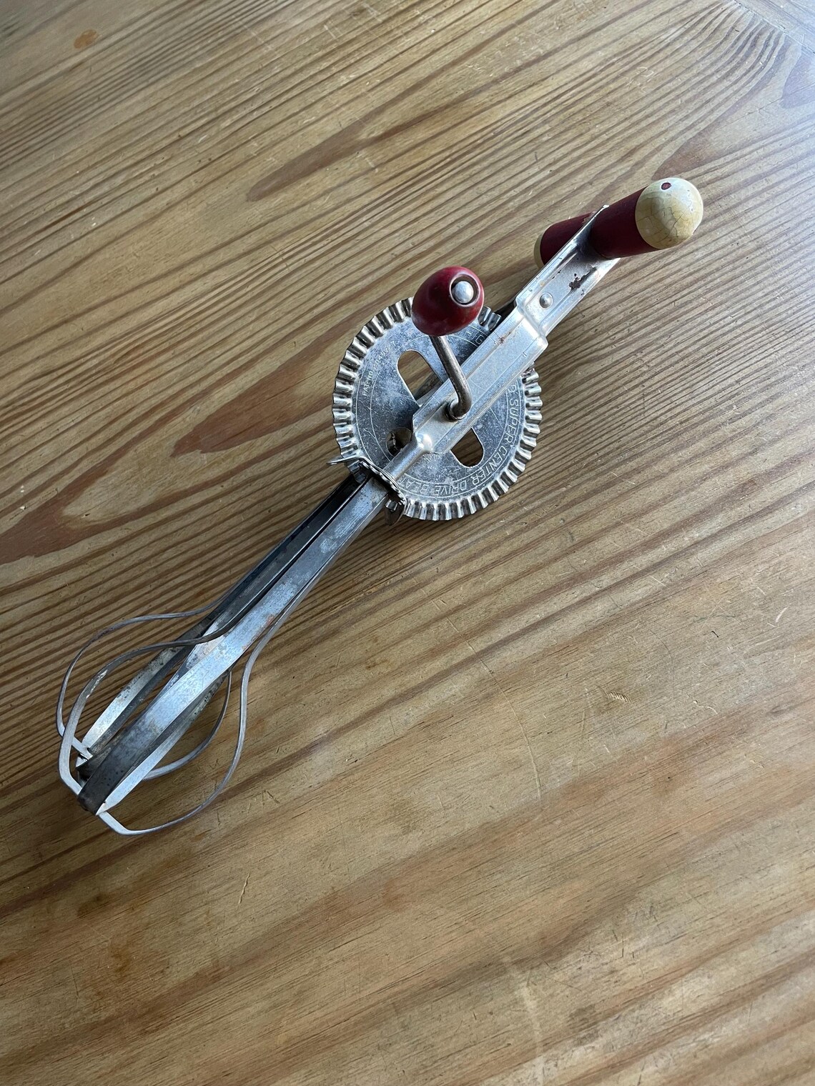 Vintage/antique Egg Beater Hand Beater, Patent 2049727 - Etsy