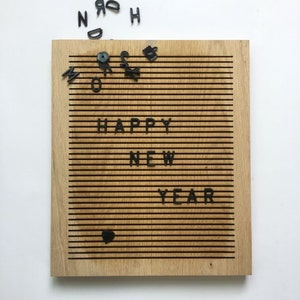 Handmade Wall Hanging Wooden Letter Board, Rectangular Letter Board ...