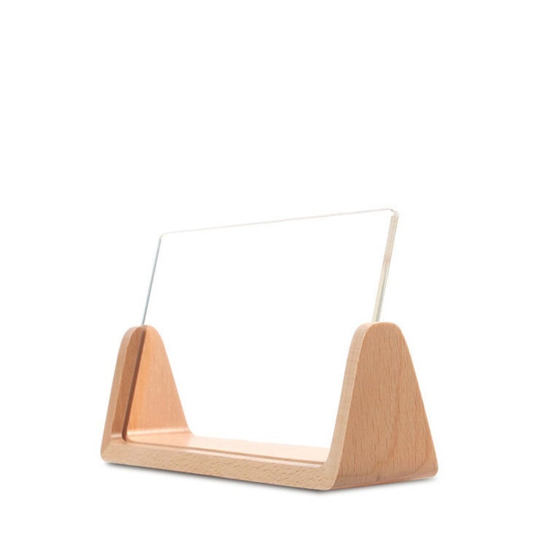 Simple Desktop Wooden Photo Frame Customized Wooden Album - Etsy