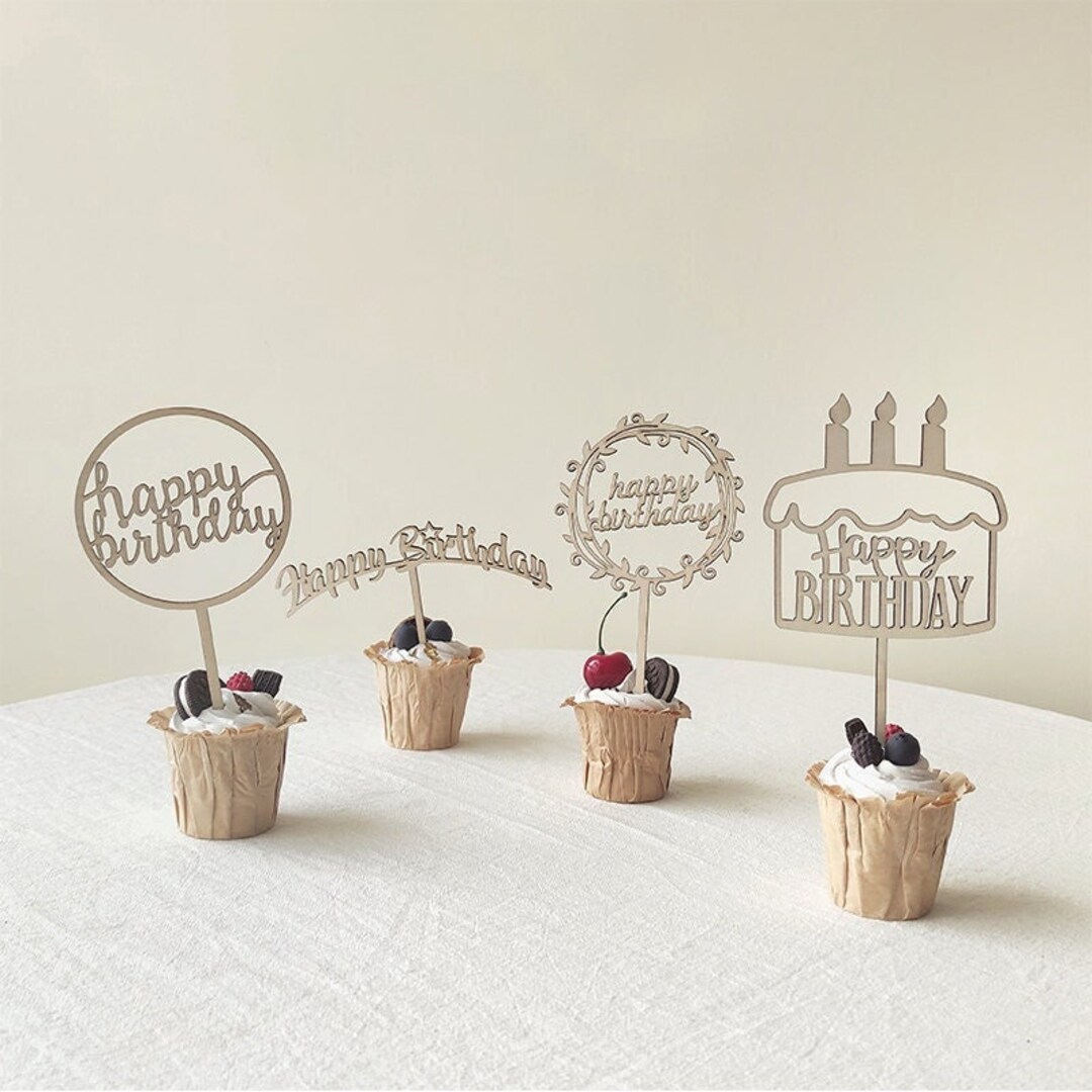 Wooden Cake Fork, Birthday Party, Custom Cake Party Topper, Cake ...