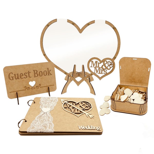 Drop Box Wedding Guest Book - Etsy