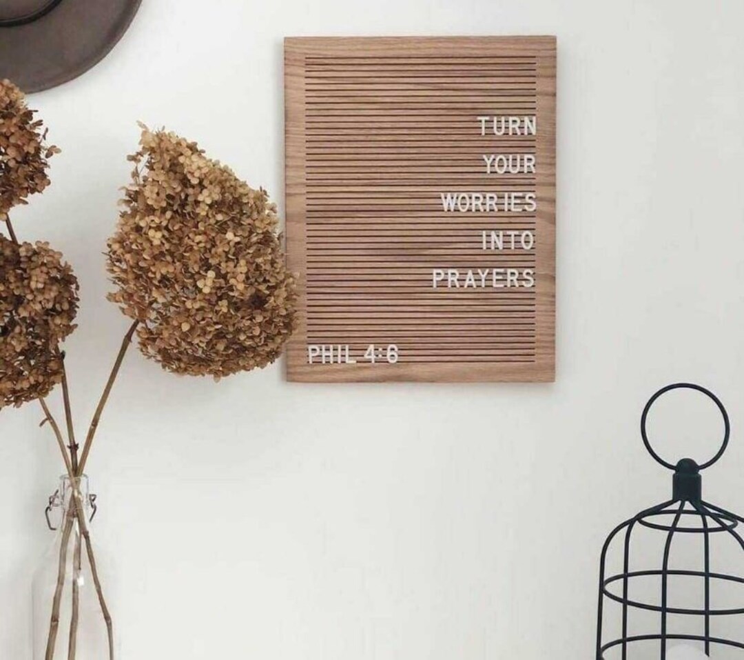 Handmade Wall Hanging Wooden Letter Board Rectangular Letter - Etsy
