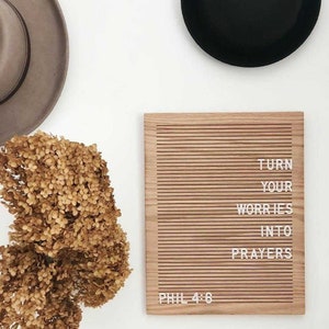 Handmade Wall Hanging Wooden Letter Board, Rectangular Letter Board ...