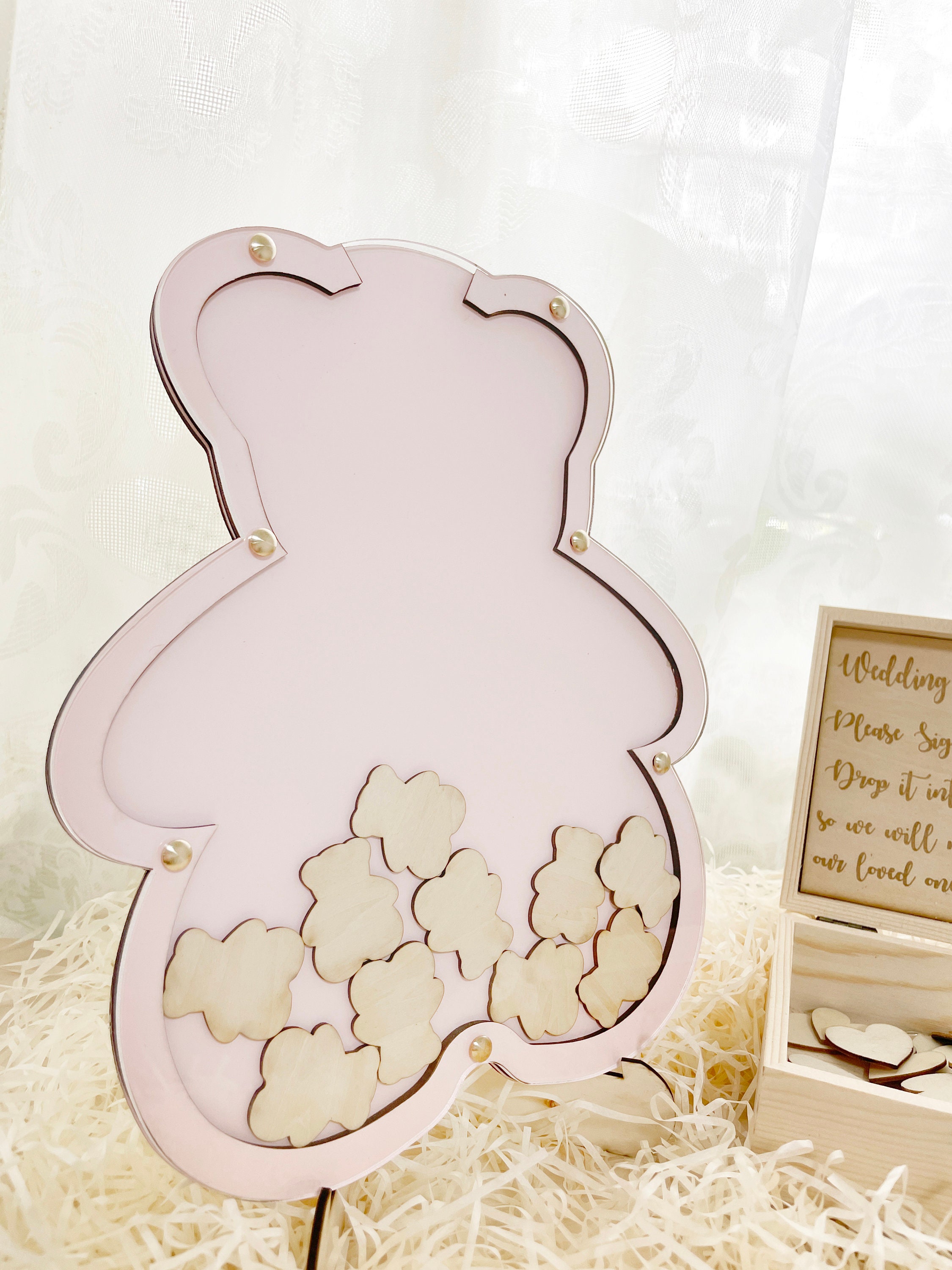 Bear Guest Box Wedding Guest Box Alternative Custom Guest | Etsy