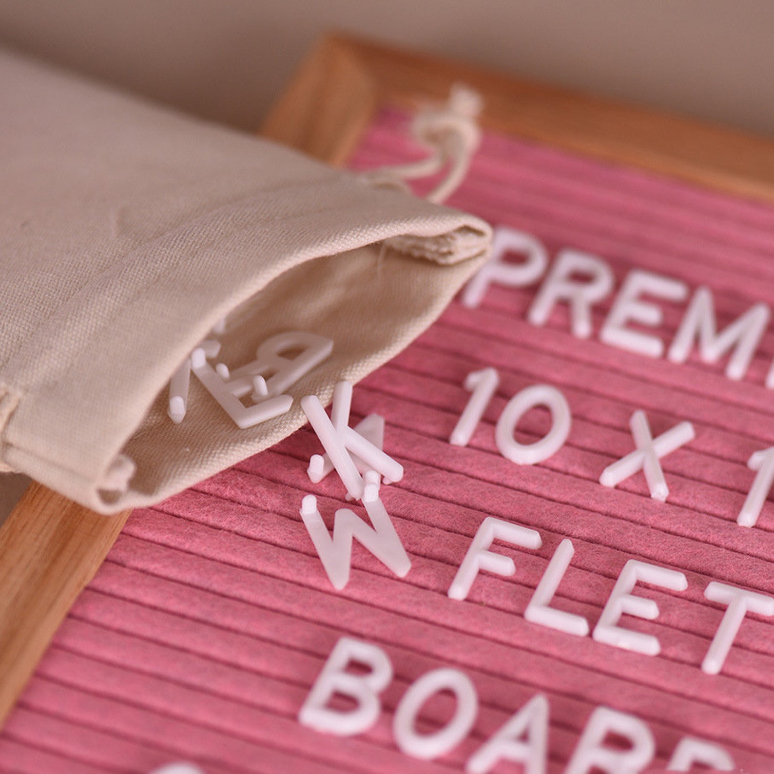 10*10 Inch Felt Letter Board, Handmade Felt Board, Custom Letter Board ...