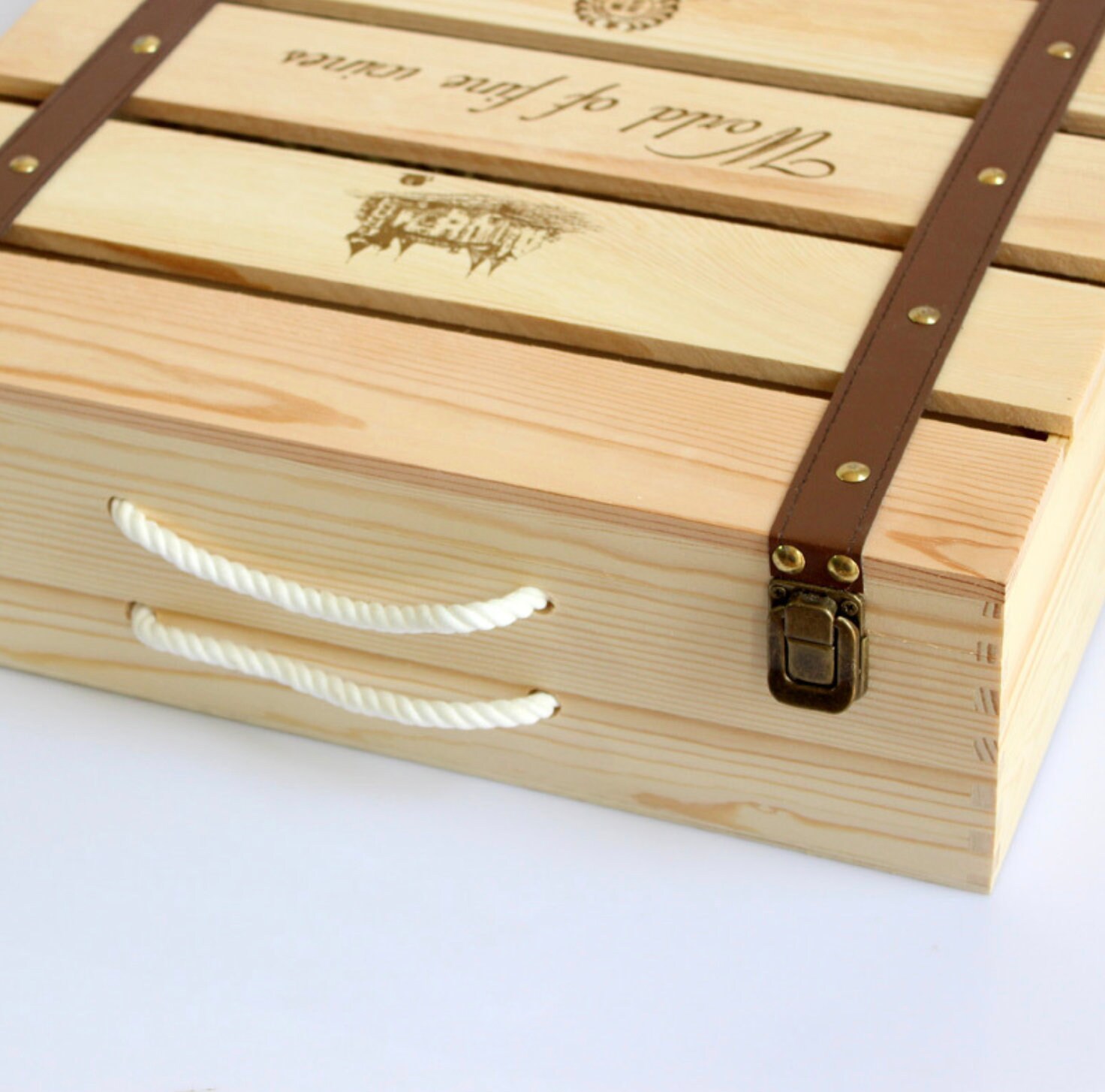 Personalized Wine Wooden Box Custom Wine Box Hand Gift - Etsy