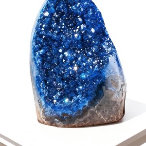 Blue Quartz Crystal Cluster–healing Décor - Etsy