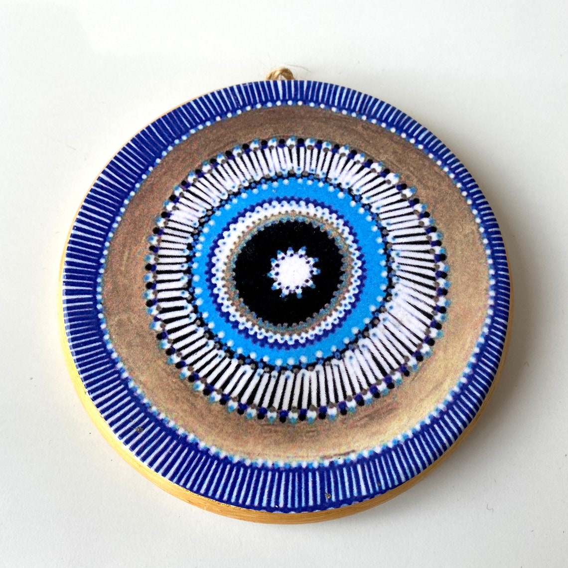 Evil Eye Decorative Plates Set of 3 Ceramic Wall Decor | Etsy