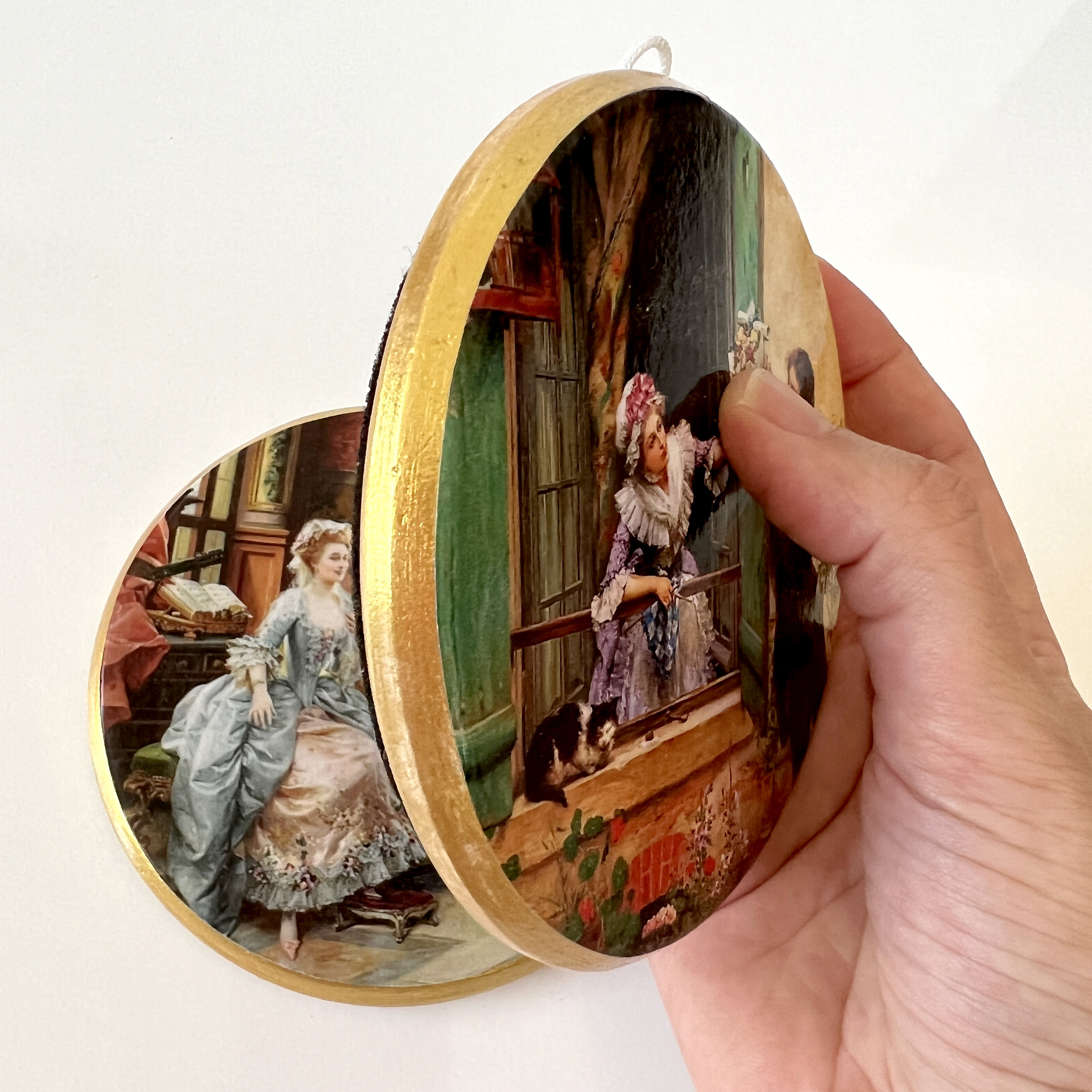 Retro Victorian Decorative Plates Set of 3 Vintage Ceramic - Etsy