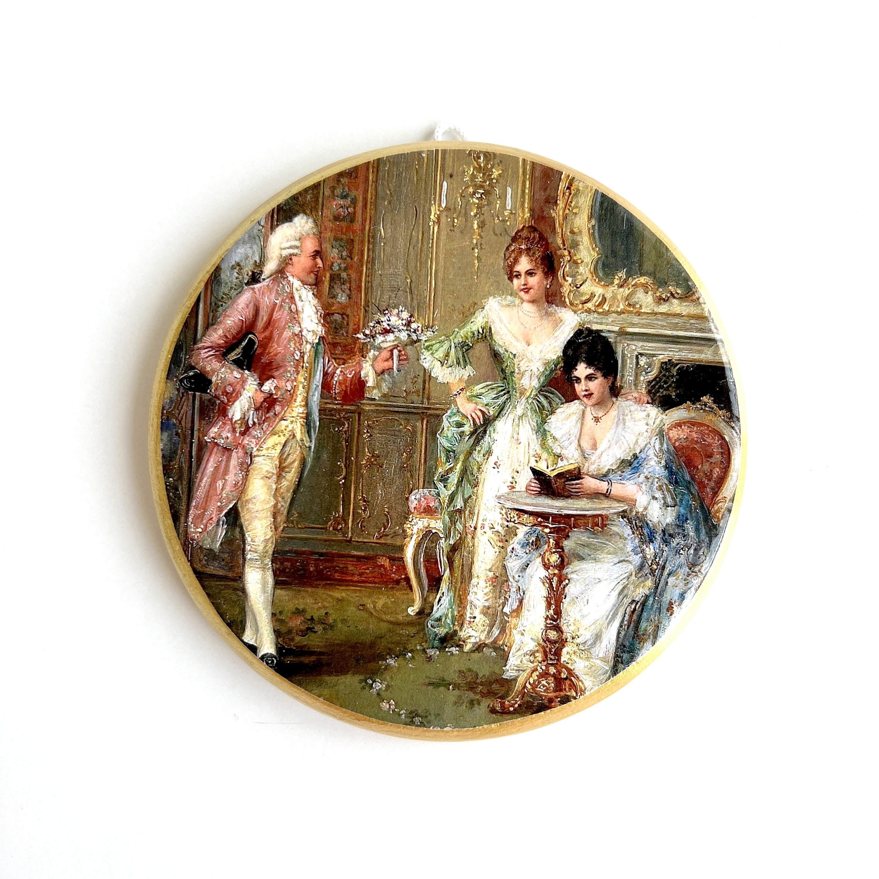 Retro Victorian Decorative Plates Set of 3 Vintage Ceramic - Etsy