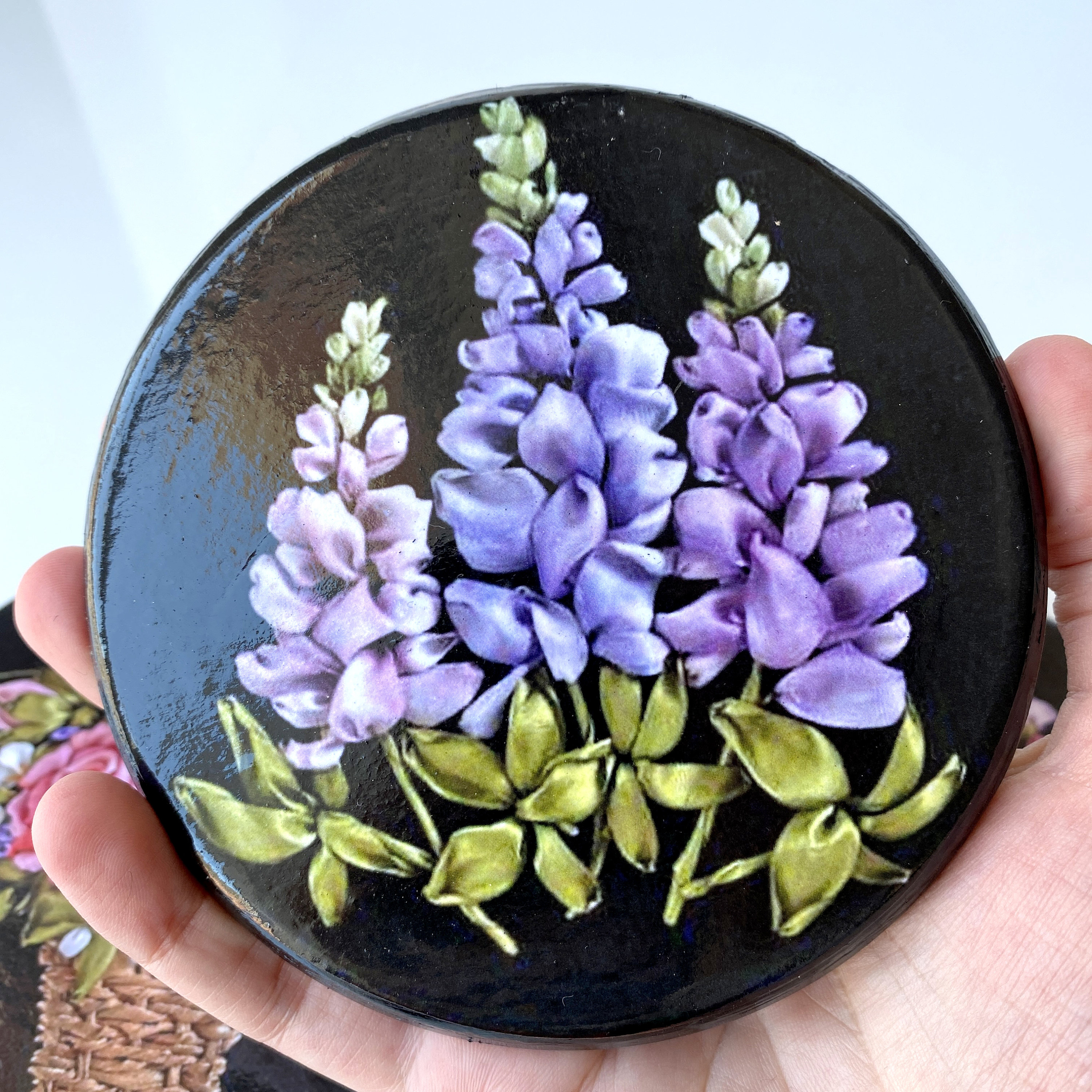 Flower Ceramic Wall Plate Set of 3, Spring Decorative Plates, Ceramic ...