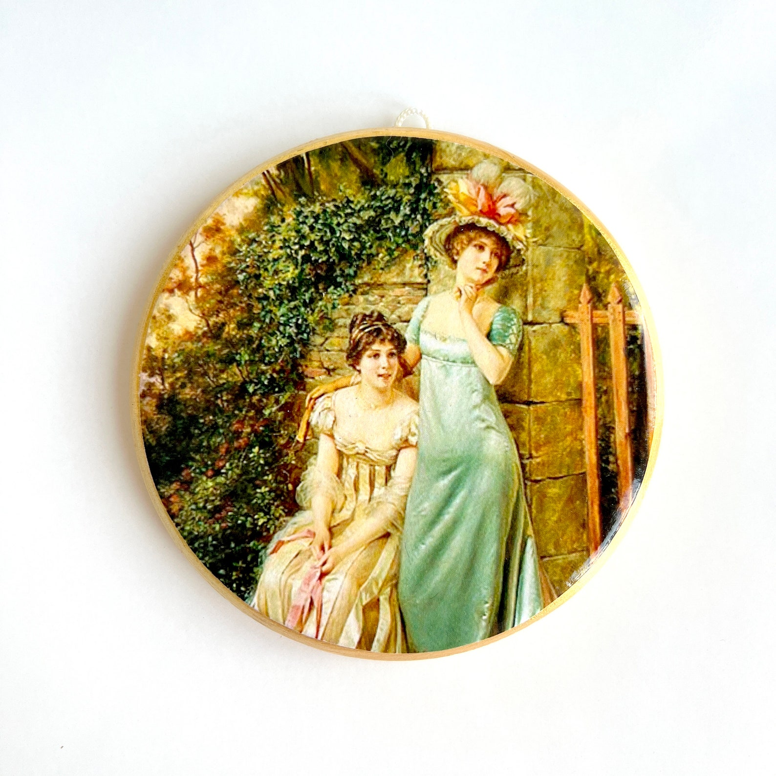 Retro Victorian Decorative Plates Set of 3 Vintage Ceramic - Etsy