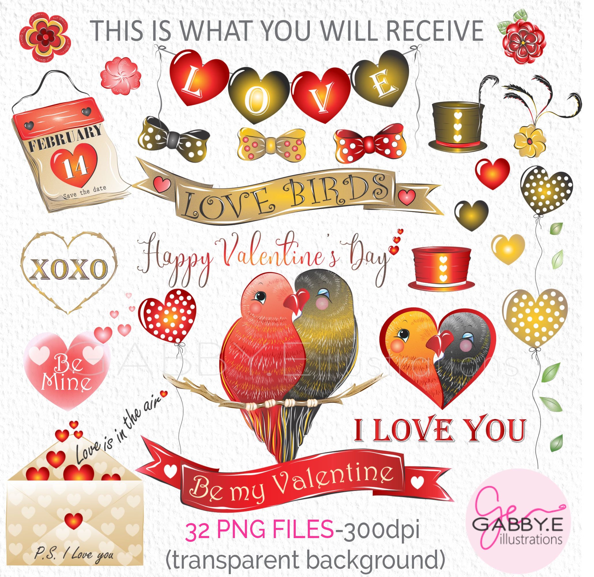 Valentine Clipart-valentines Png-valentines Day Png-love Clipart ...