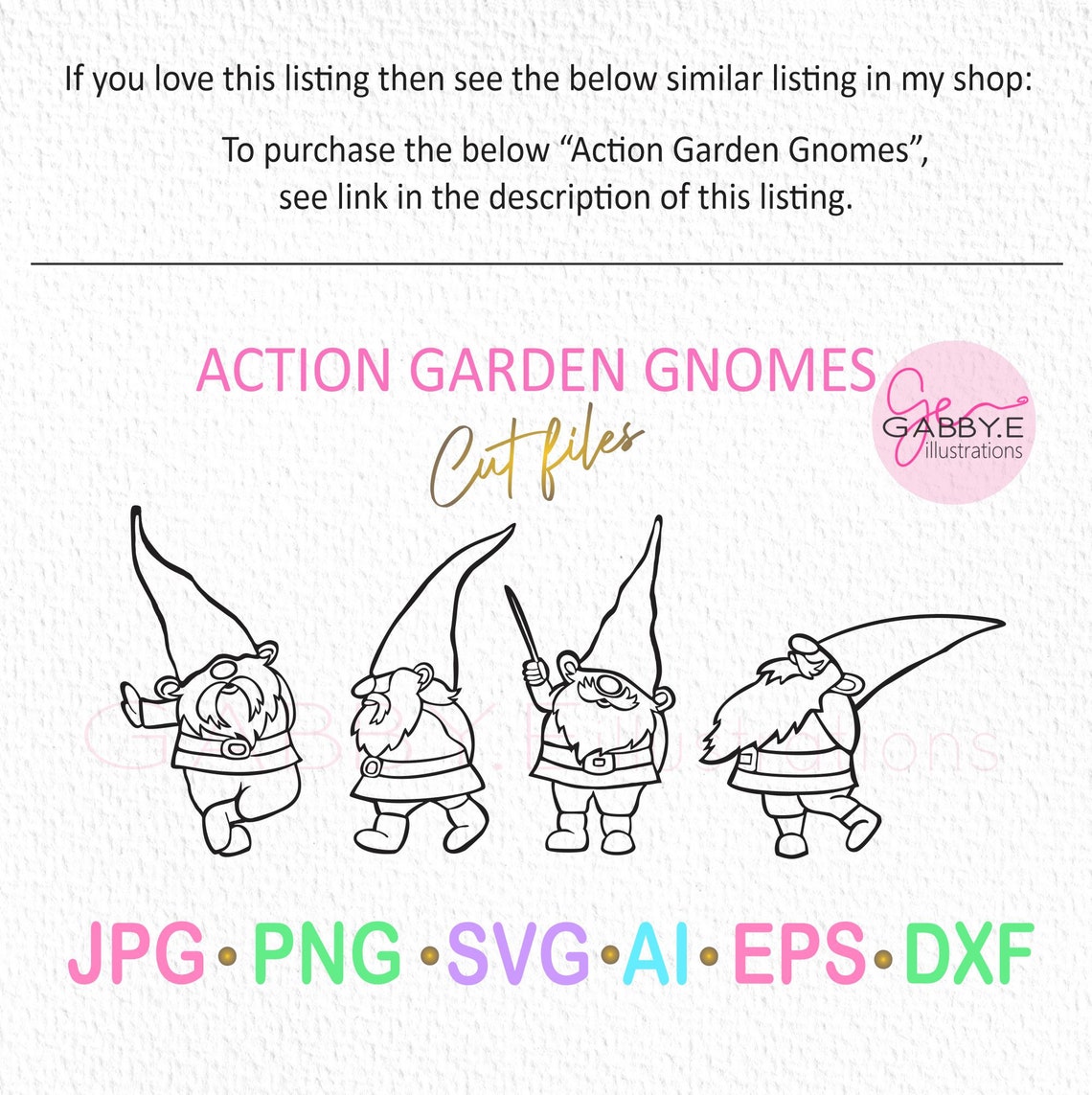 Gnome Svg-gnome Clipart-gnome Svg Files for Cricut-cute Garden Gnome ...