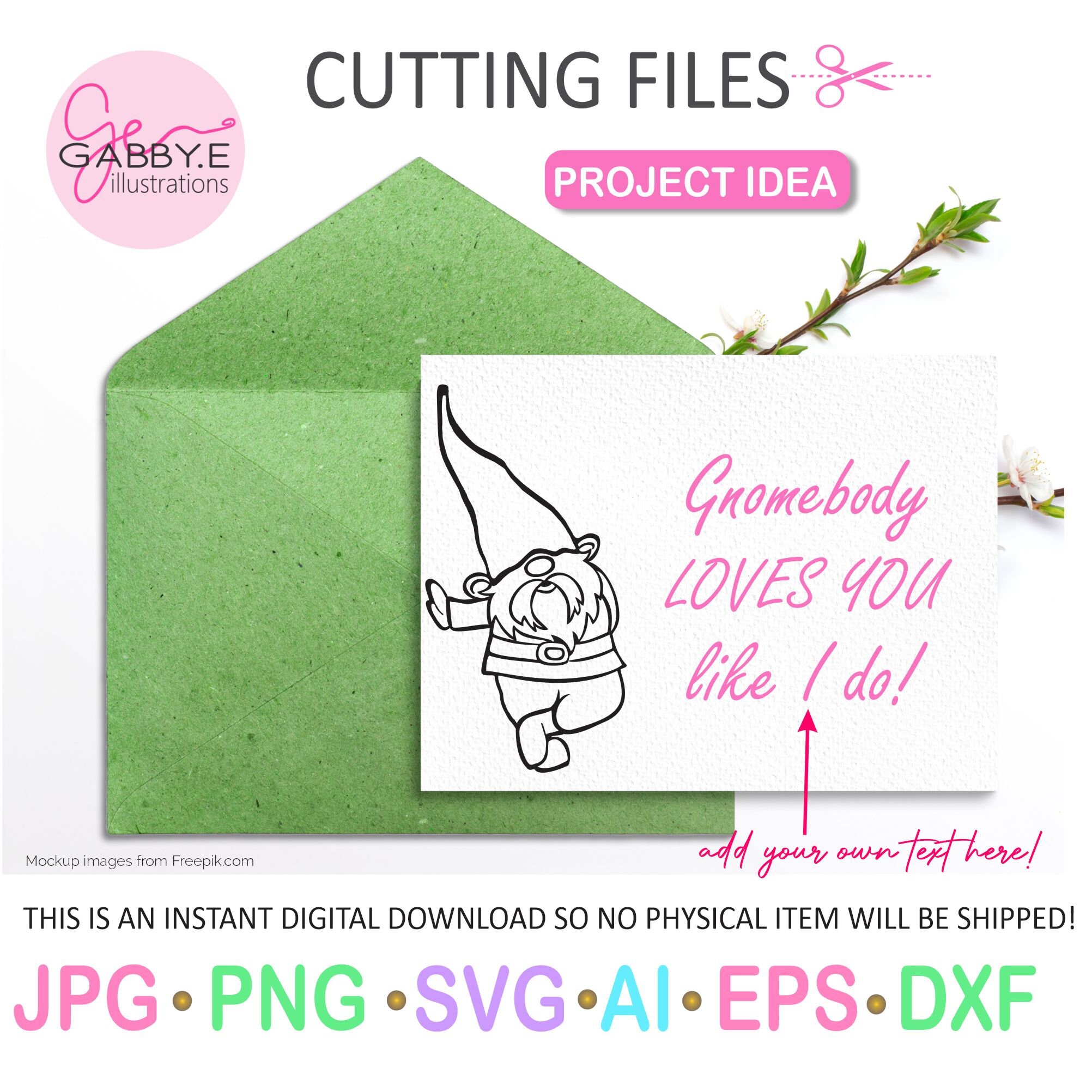 Gnome SVG Files for Cricut-gnomes Svg-gnome Clipart-cute Garden Gnome ...