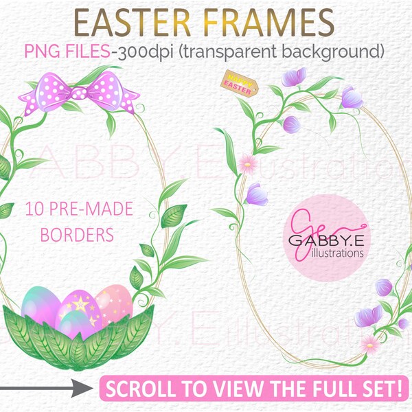 Easter Border - Etsy